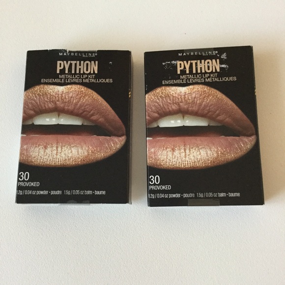 Maybelline | Makeup | Maybelline Python Metallic Lip Kit 3 Provoked 2 ...